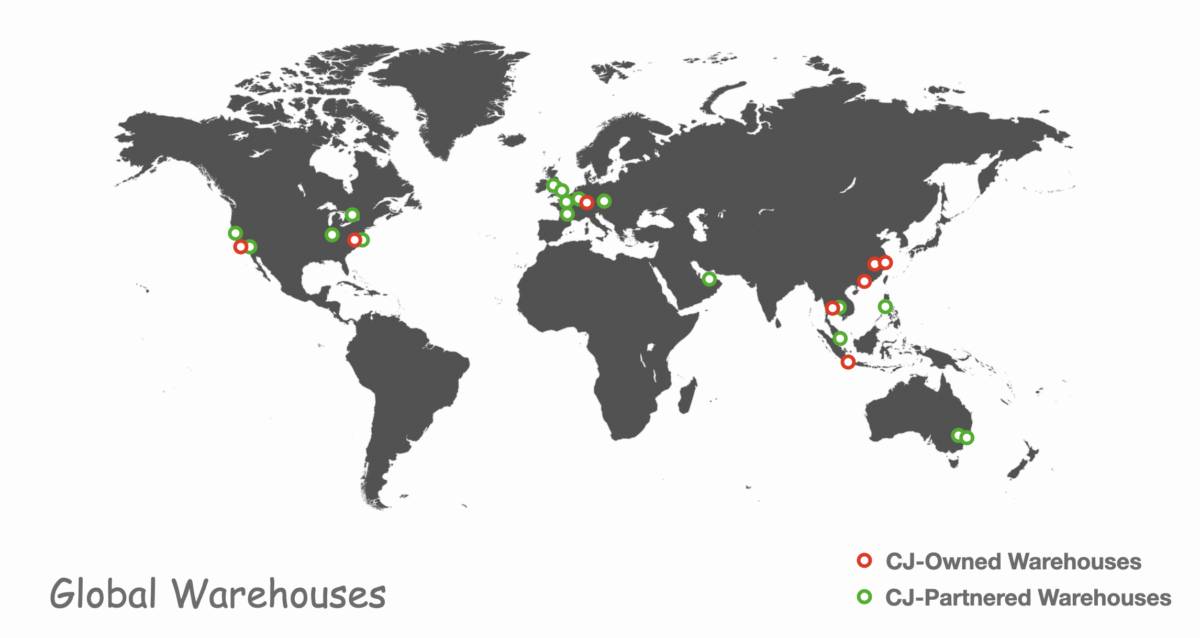 CJ wholesale - Dropshipping from worldwide to worldwide